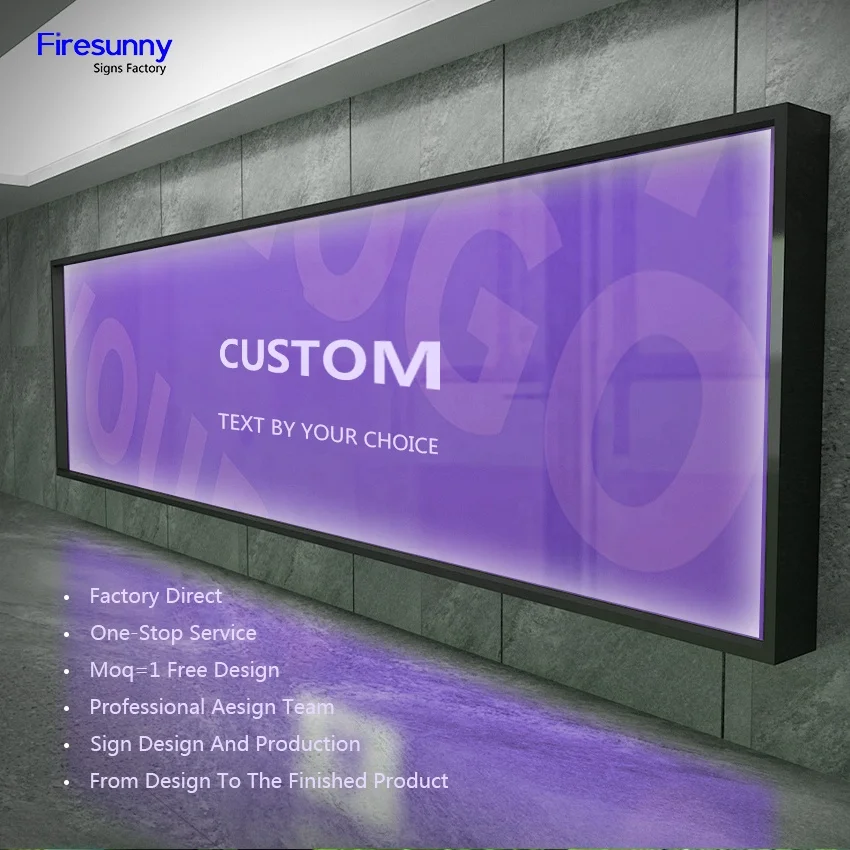New Design Outdoor Sign Advertising Light Box Custom Personal Led ...
