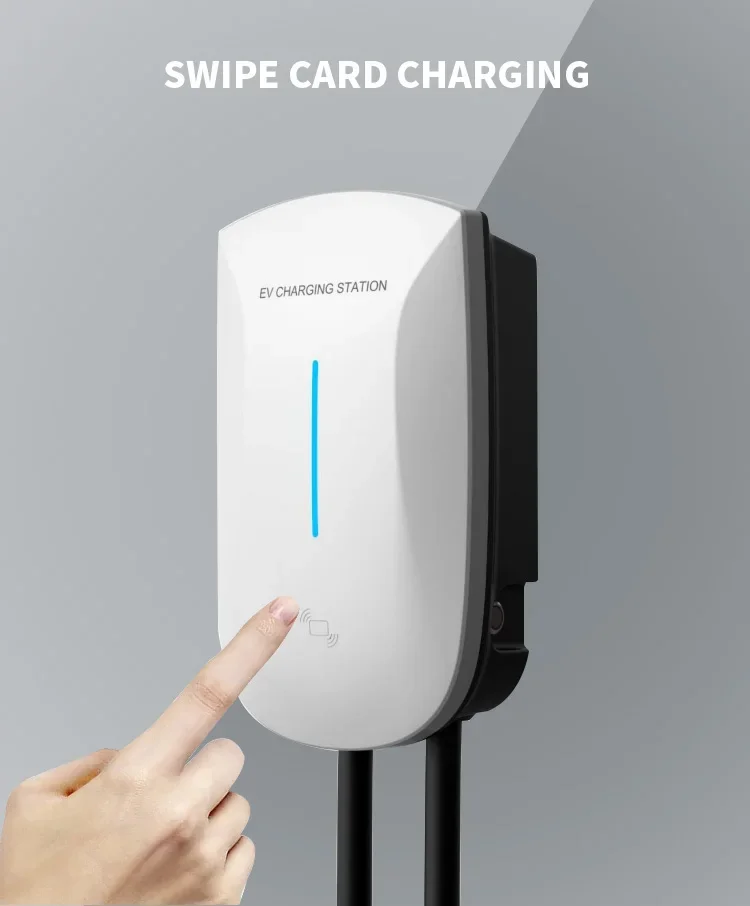 Adjustable Current 16a 32a Level 2 Portable Ev Charger Station Type 2 ...