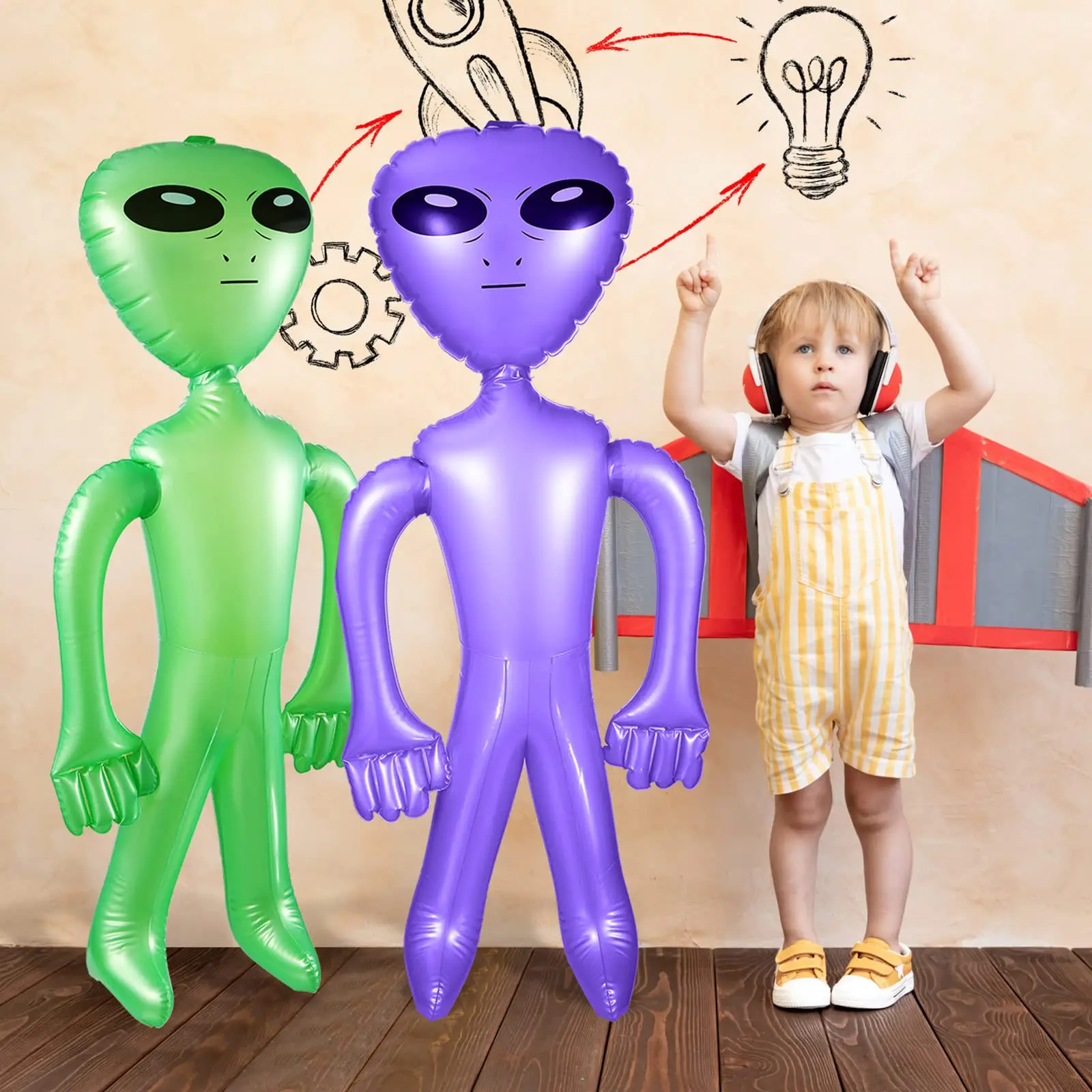Jianing Inflatable Alien Costume Adult Inflatable Costume Adult ...