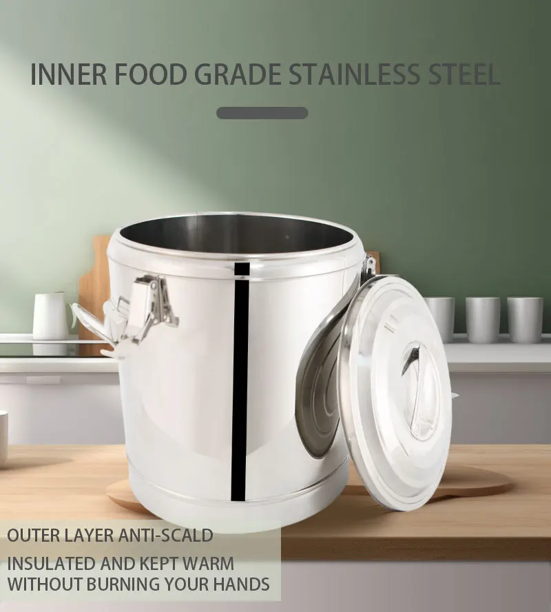 Factory 10L-100L Classic Stainless Steel Eco-Friendly Insulated Food ...