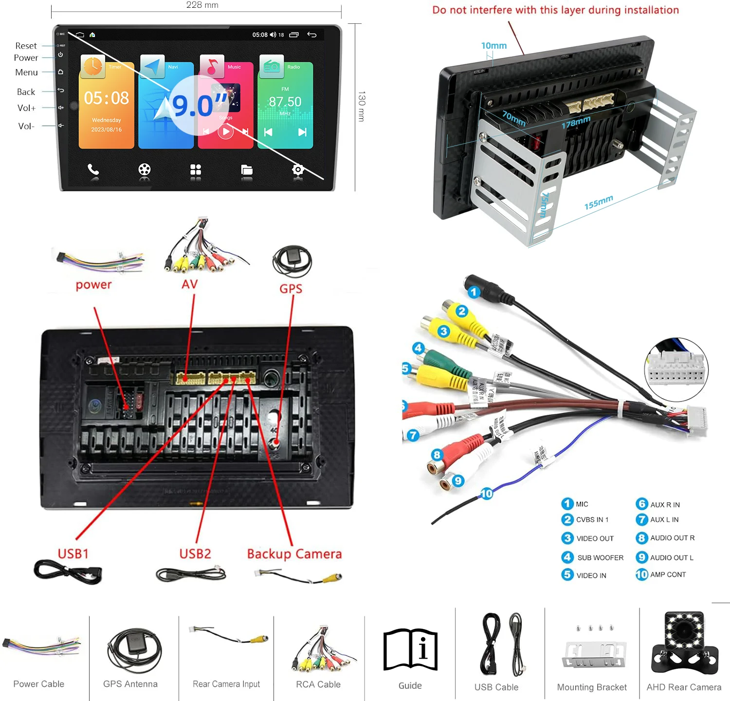 Car Radio Android 1din - 2DIN Multimedia Player for Cars