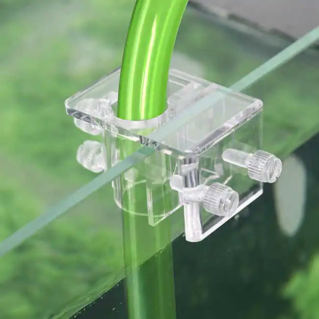 Aquarium Inlet and Outlet Pipe Clamp Acrylic Pipe Clip