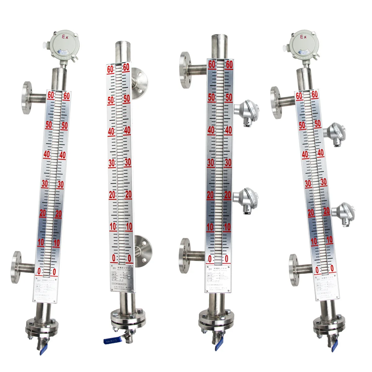 Magnetic Liquid Level Gauge Indicator Float Level Sensors Indicator ...