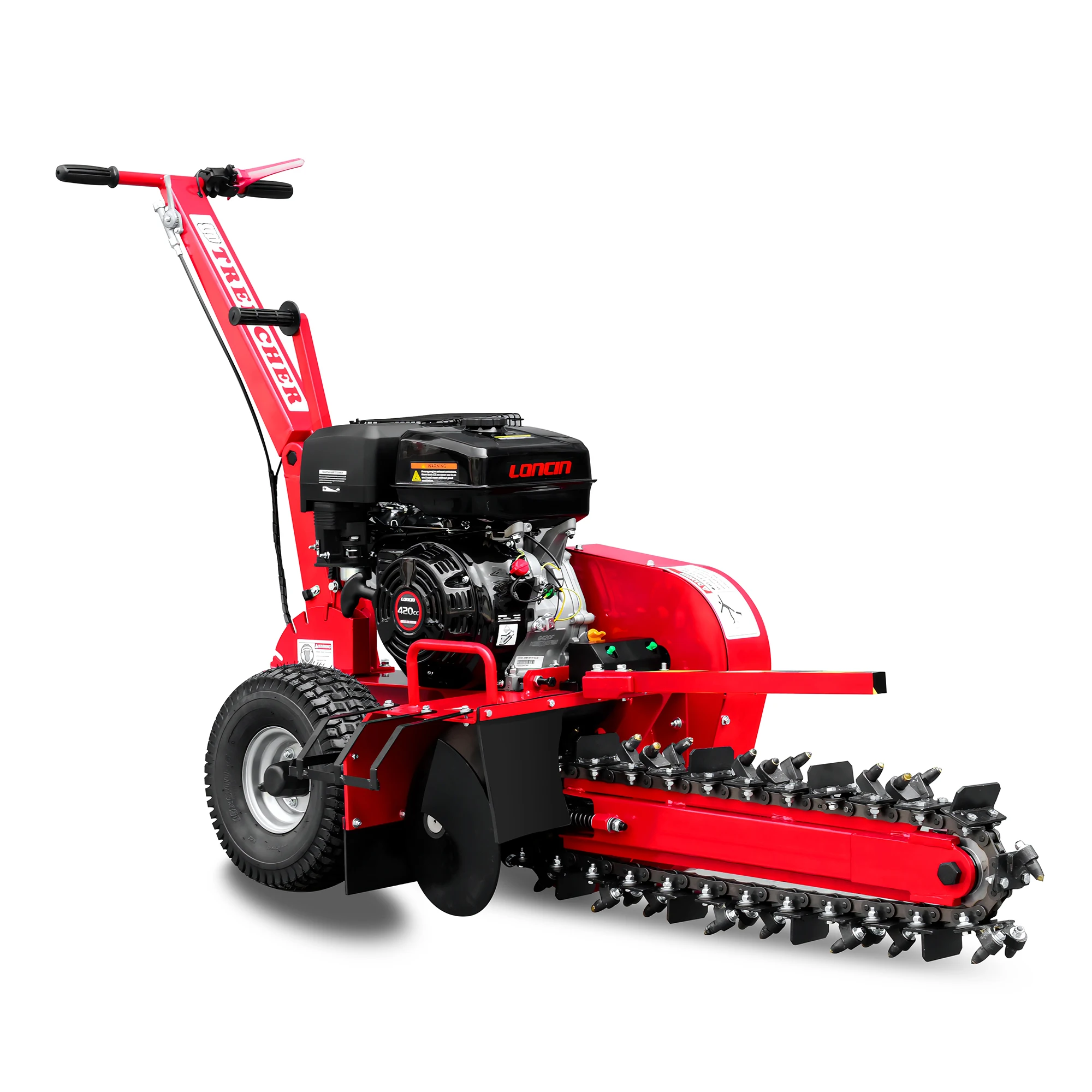 Alibaba.com: 4.1KW gasoline-powered mini trencher with 600mm digging ...
