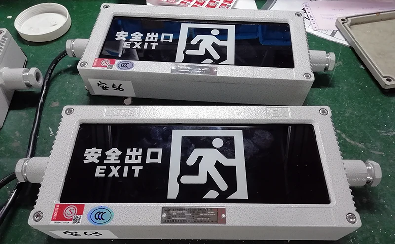 Explosion Proof Lighting Exit Signs For Business With Battery Backup ...