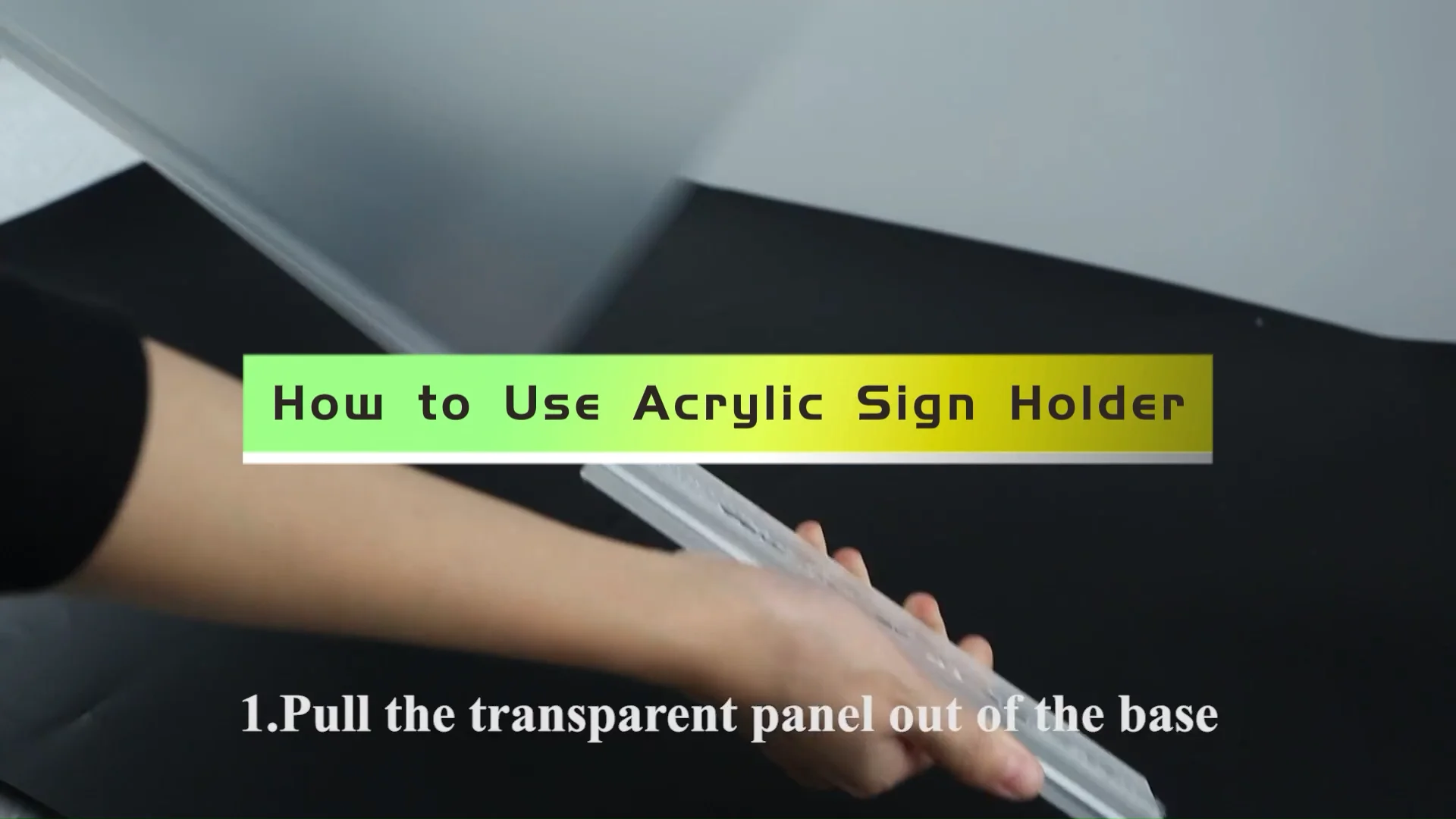 Frosted Perspex Tablet Display Groove Stand Plexiglass Slot-block Sign ...