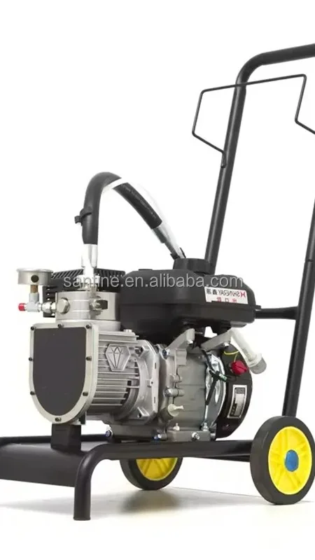 Professional Trolley-type Gasoline Engine Airless Paint Sprayer ...