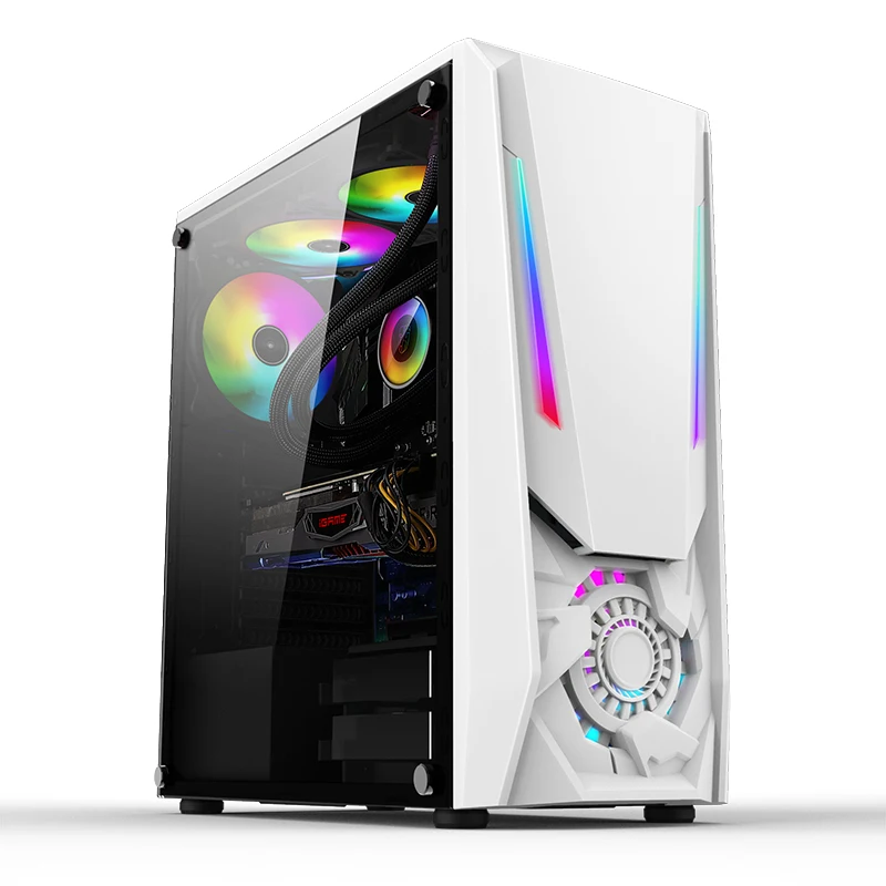 Doom Gaming Computer Case Led Side Glass Rgb - Buy Gaming Pc Case,Atx ...