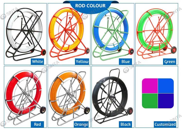 4-16mm Fiber Cable Pulling Machine Fiberglass Duct Rod| Alibaba.com