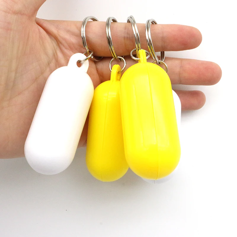 O Ring Keyring Pills Shape Silk Print Logo Custom Floating Keychain ...