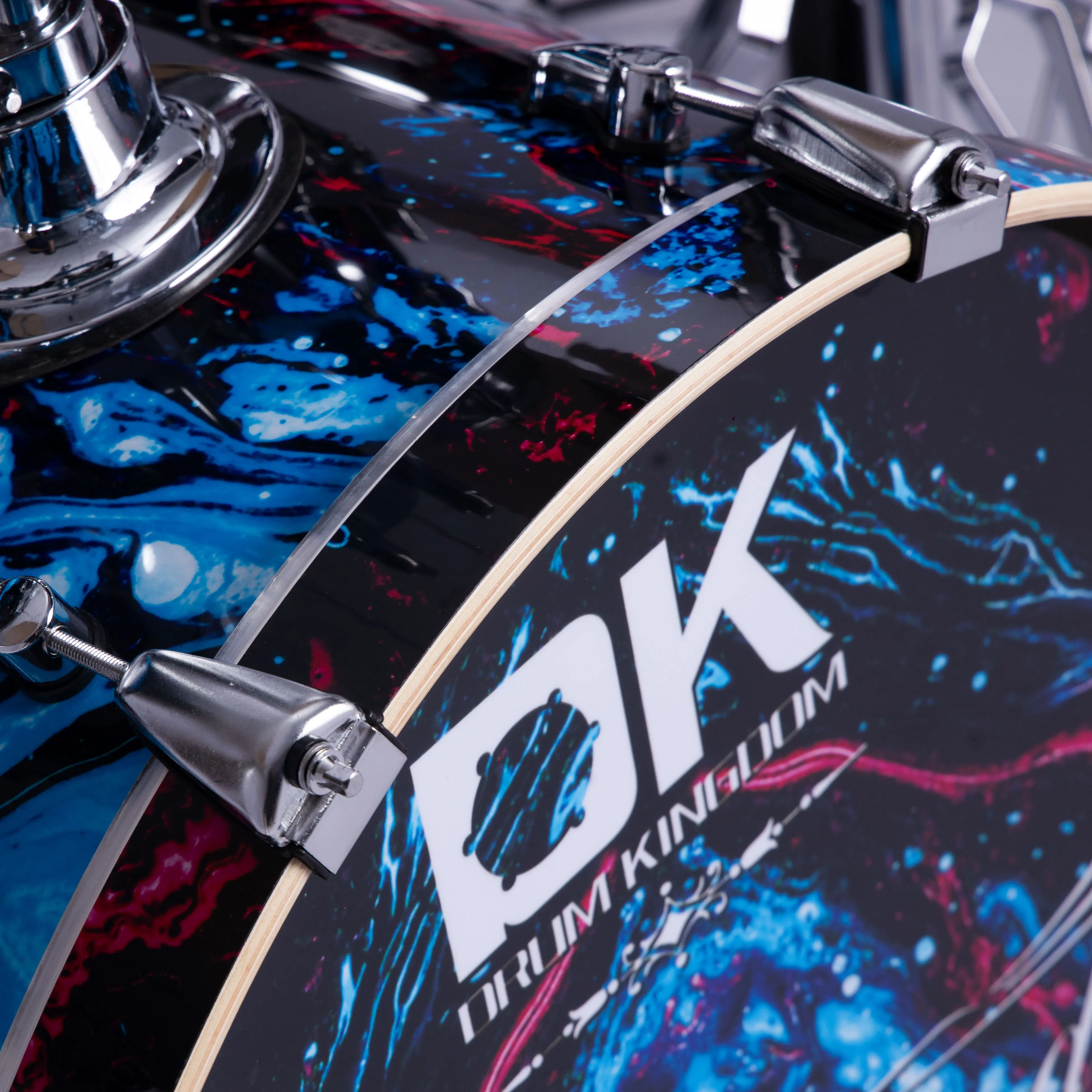 Chinese High Good Quality Durable Acoustic Drum Set Musical Instrument ...