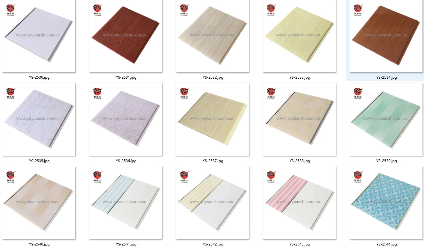 Modern Style PVC Ceiling Tiles Panels for Interior Decor Waterproof ...