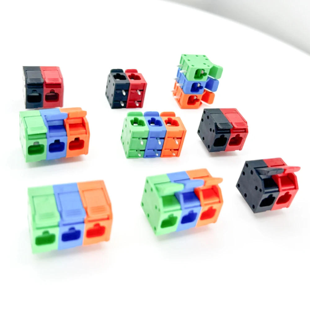 2pin 3p pcb spring terminal block push-in spring connector replace ...