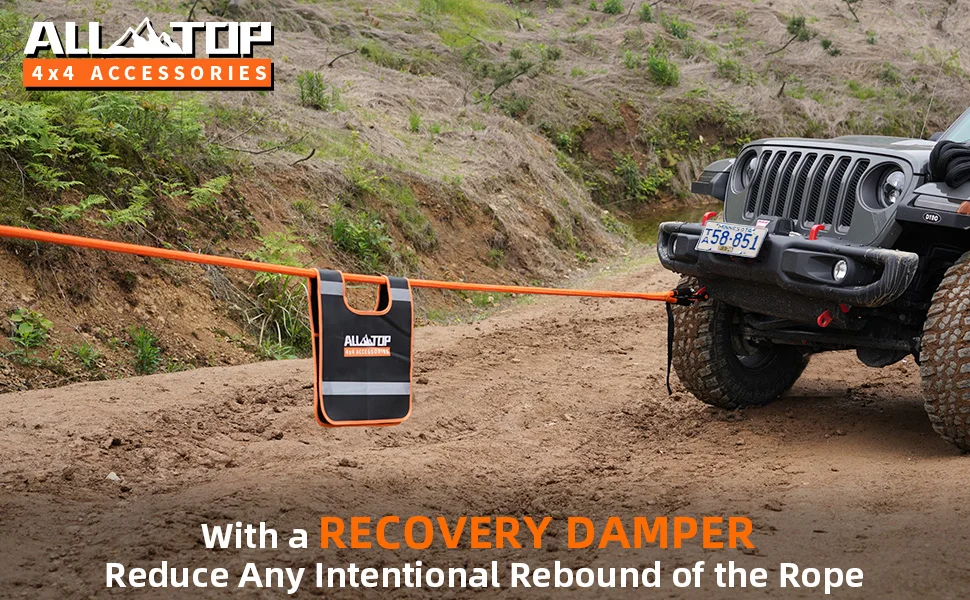 Truck Heavy Duty Kinetic Strap Kits Double Braid Structure Nylon ...