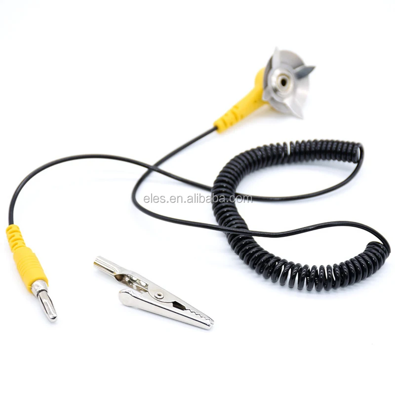 Anti-static Grounding Cord Antistatic Coil Wire Esd Grounder Cable Anti ...