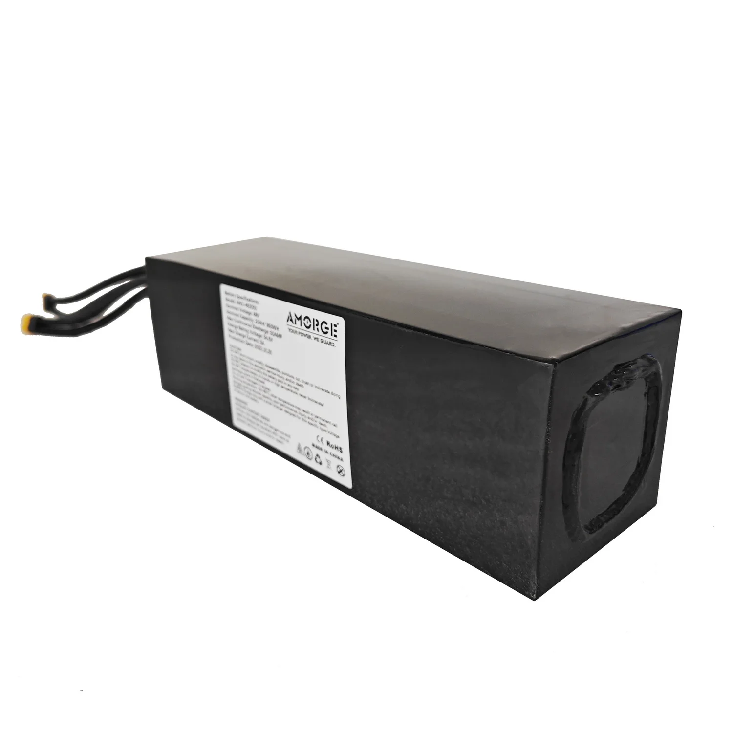 Amorge Customizable Battery Pack 48V 16AH 60AMP for Razor Crazy Carts