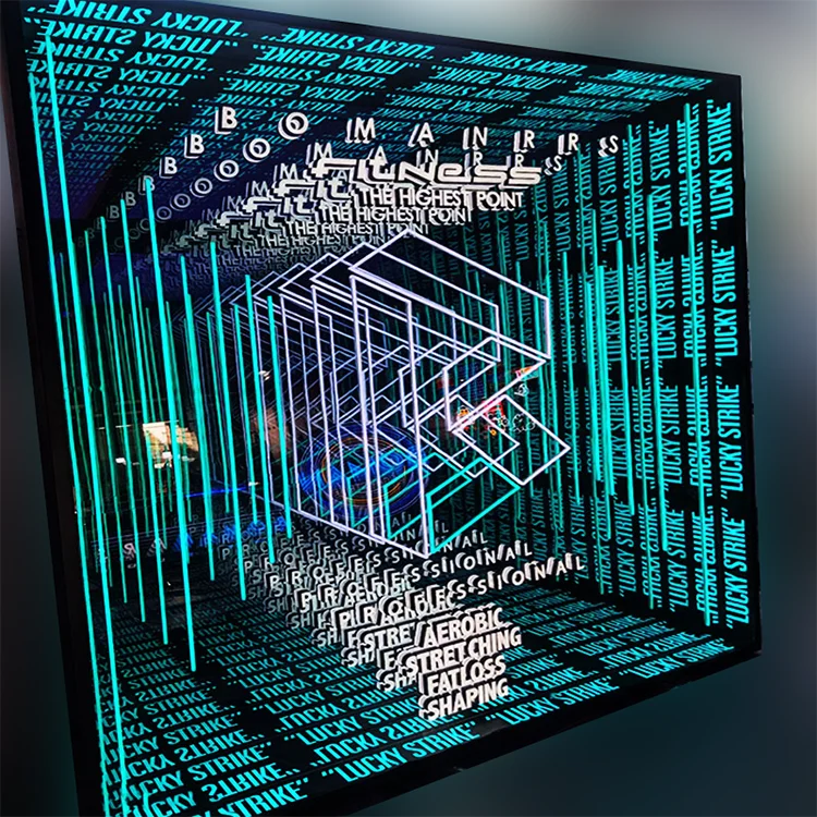 Factory Price Wall Sign 3D Led Neon Sign Infinity Mirror Light Infinite ...