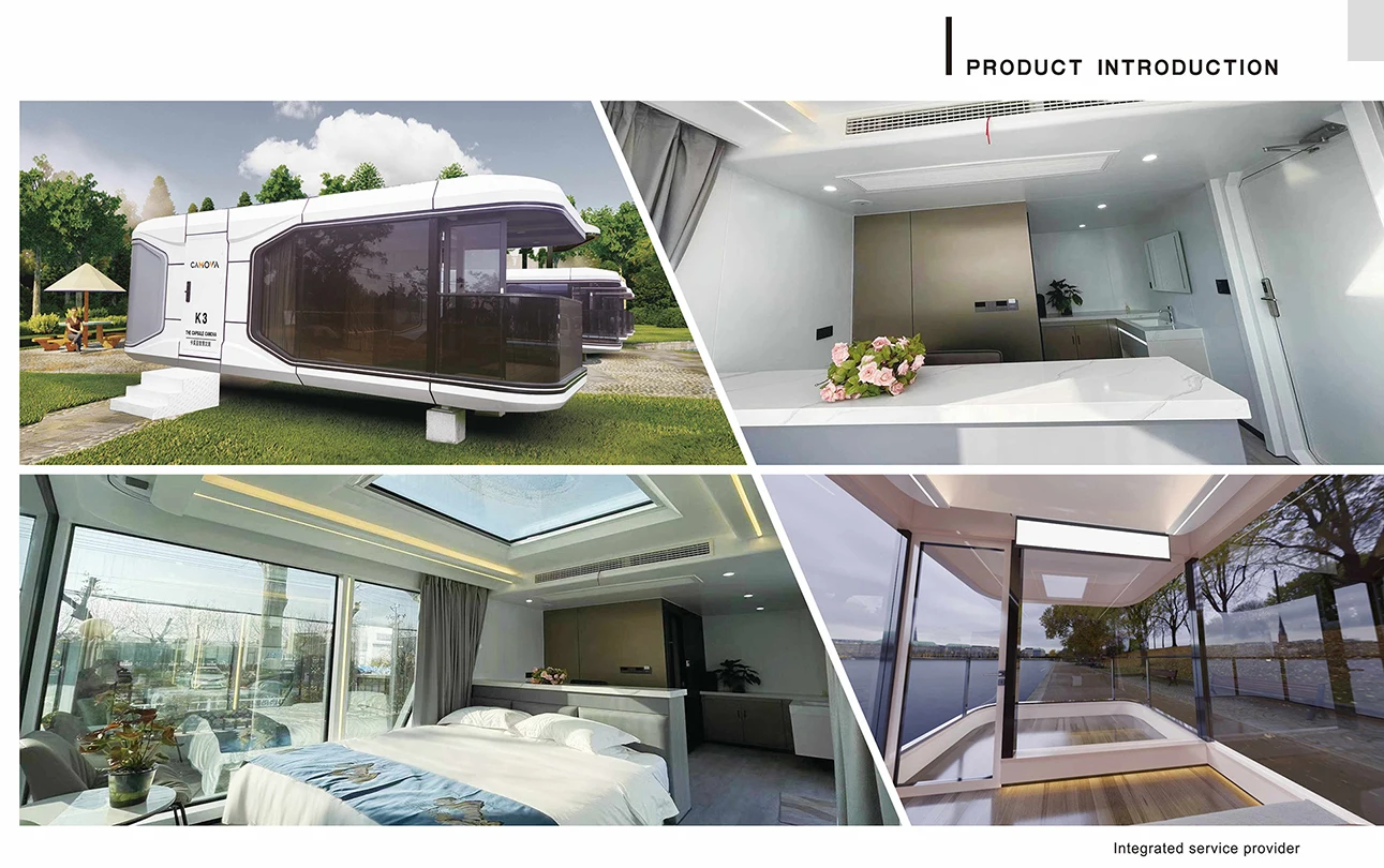 Luxury Modern Outdoor Portable Mobile Camping Space Capsule Resort ...