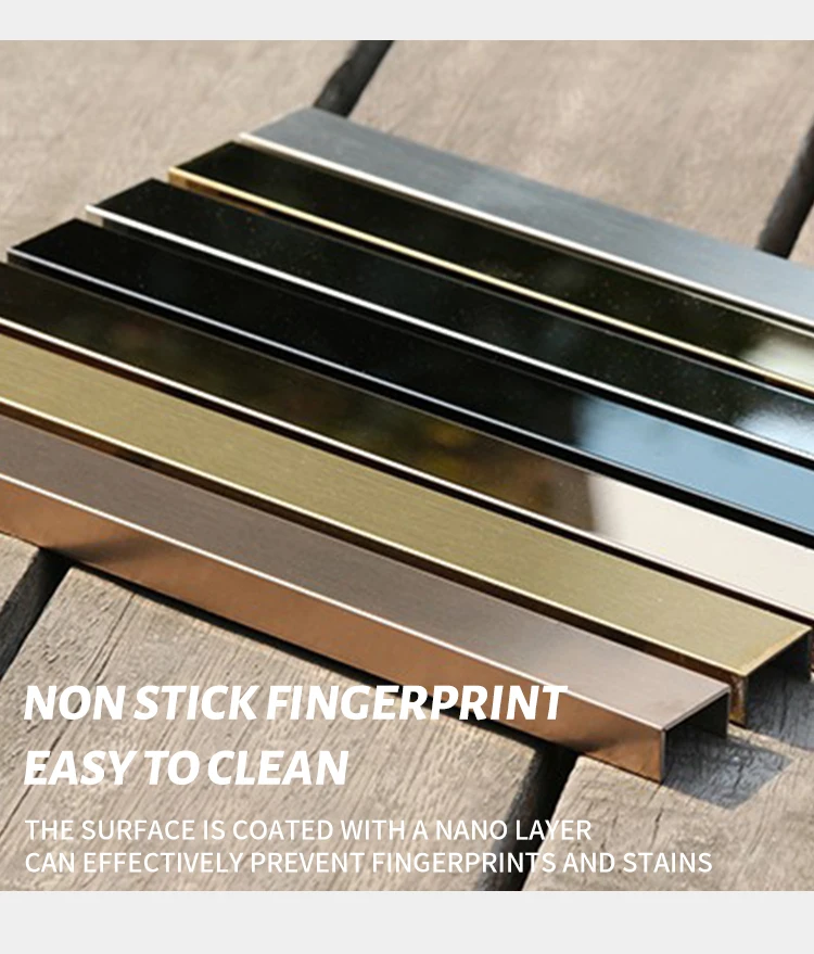 304 Stainless Steel Flat Bar Decoration 8k Rose Gold Stainless Steel ...