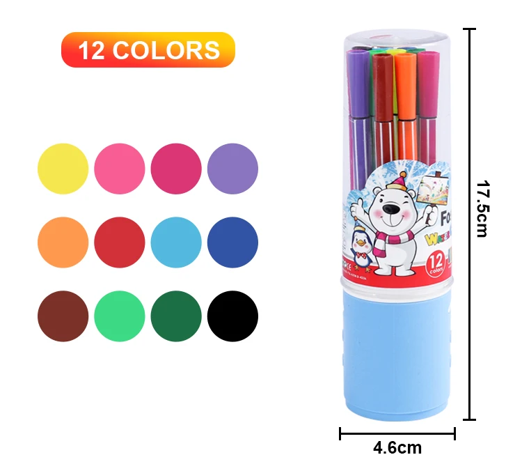 Foska Watercolor Pens - High Quality Art Markers for Kids