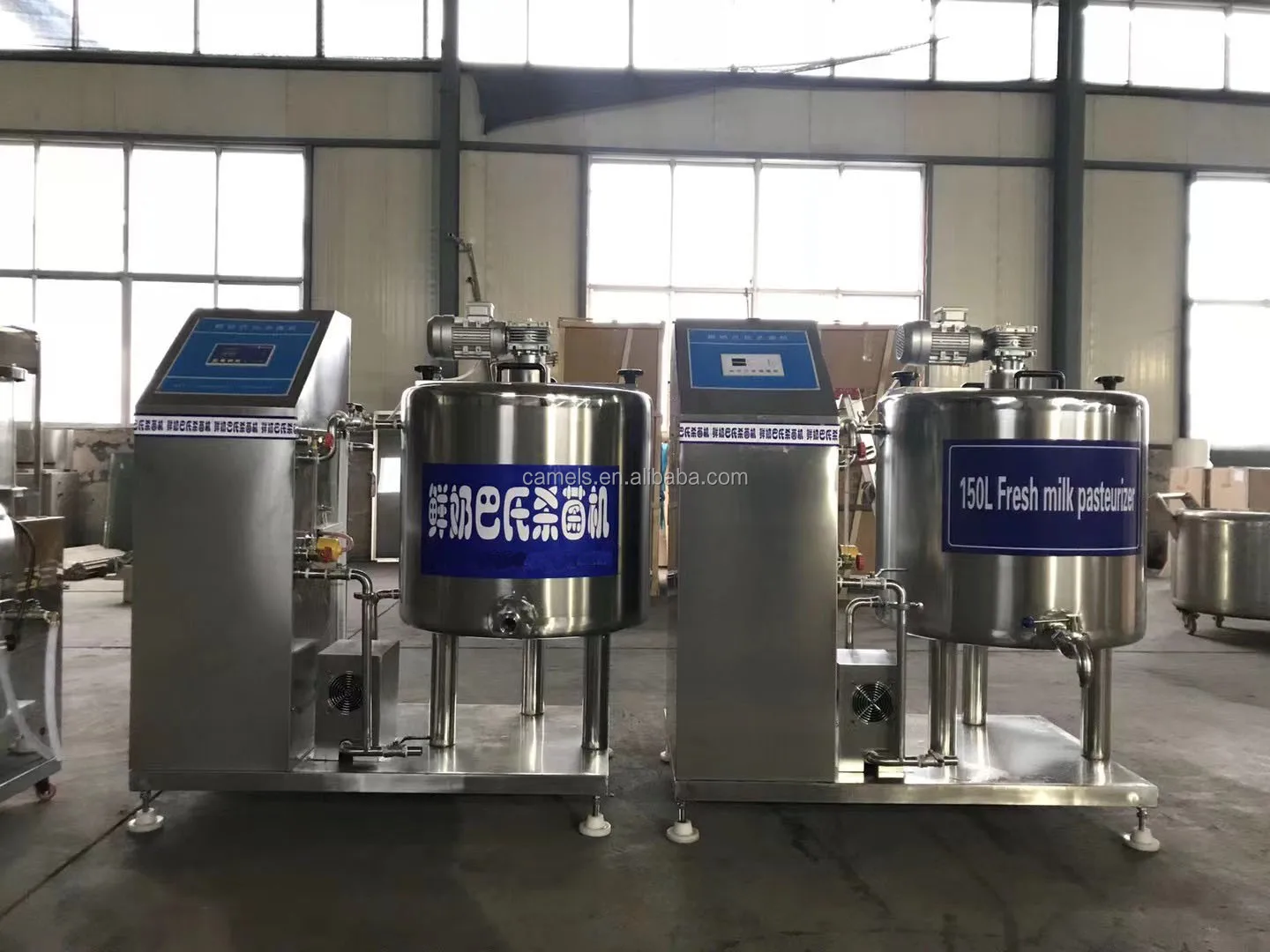100l Milk Pasteurization Machine Milk Cooling Tank And Pasteurizer ...