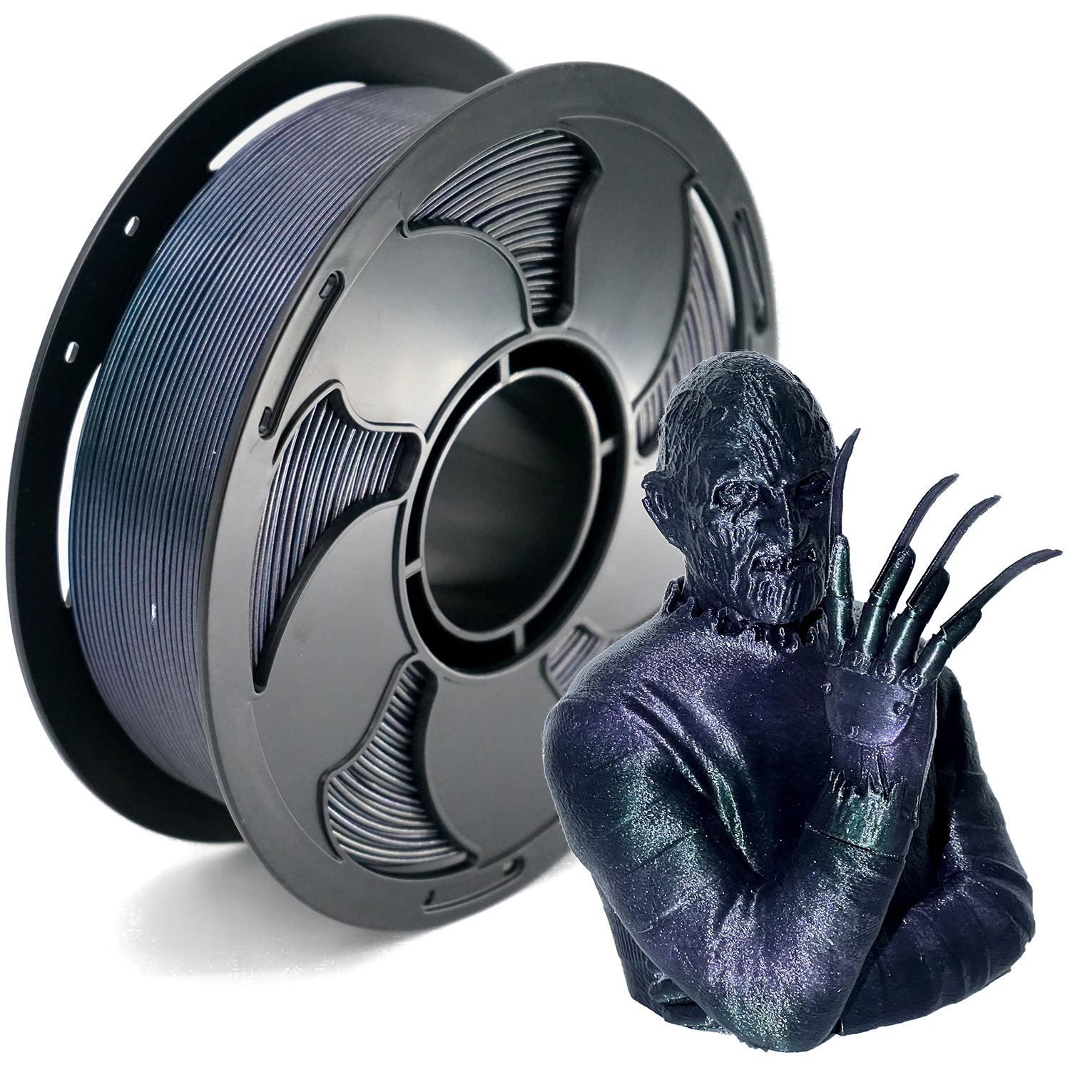 Gradient Rainbow Color Pla Filament 1.75mm 3d Printer Filament 1kg (2 ...