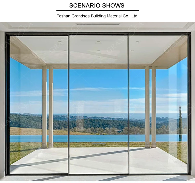 Hurricane Proof Frameless Glass Sliding Doors - Durable & Stylish