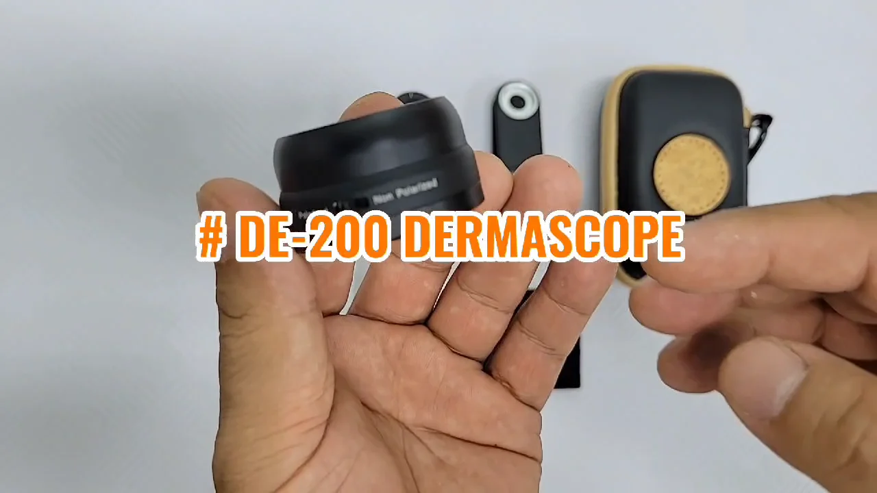 Iboolo Medical Dermatoscope De-300 Polarized Smartphone Dermoscopy ...