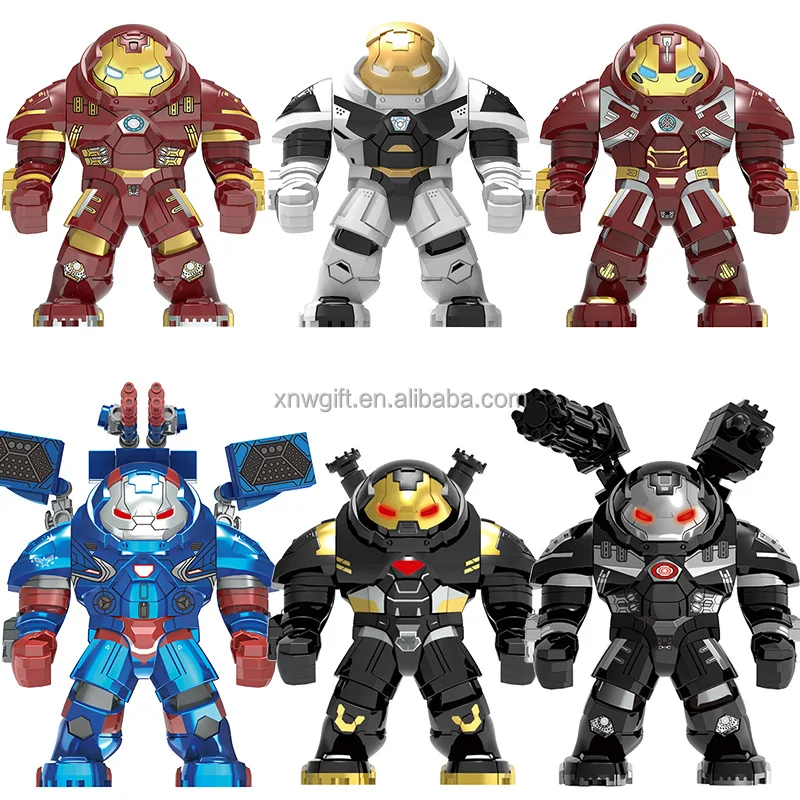 Black Gold Hulkbuster War Machine With Small Figure Collection Building ...