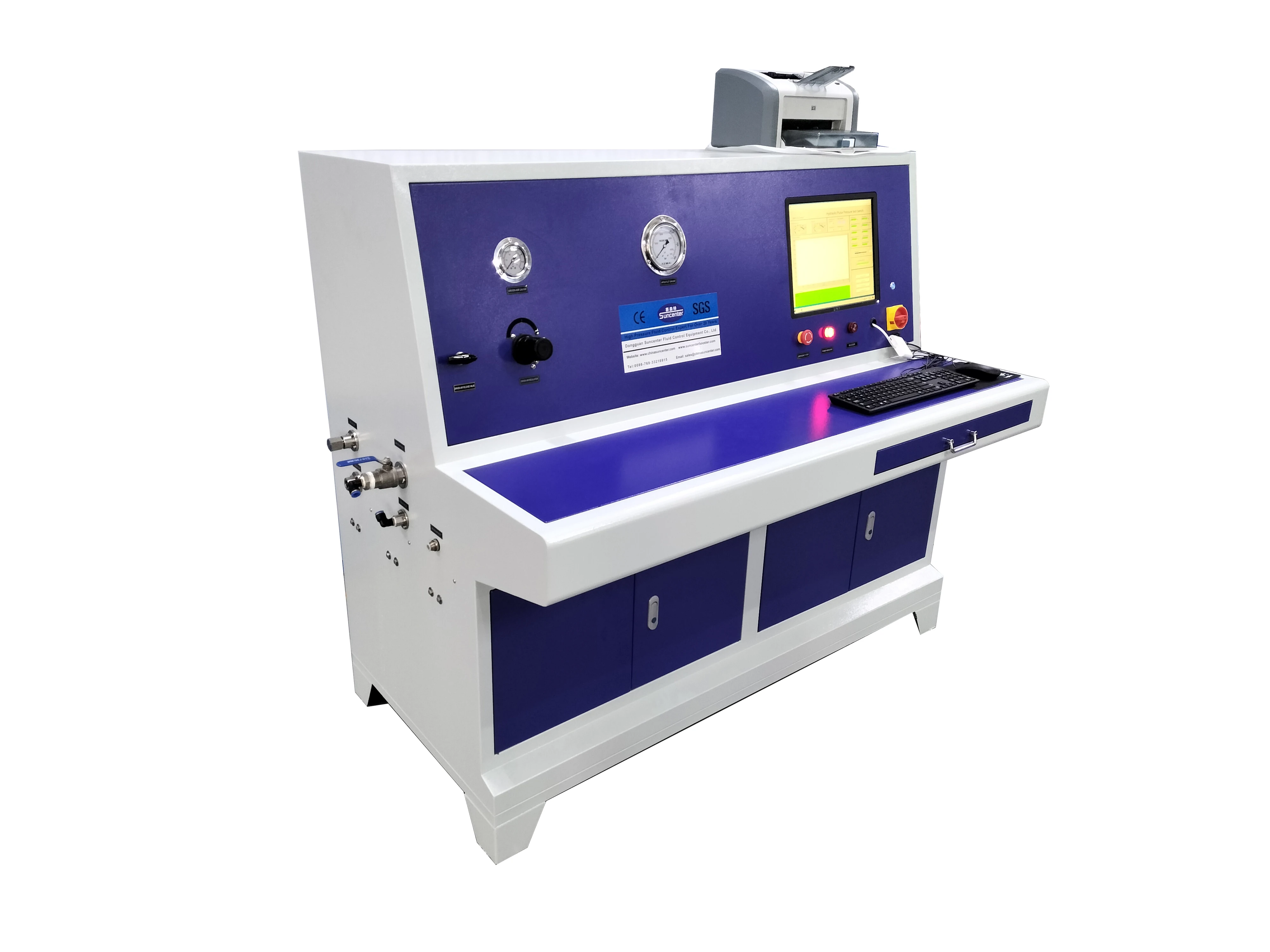 Suncenter Pressure Cycle Test Stand - Hydraulic Hose Burst Pressure ...