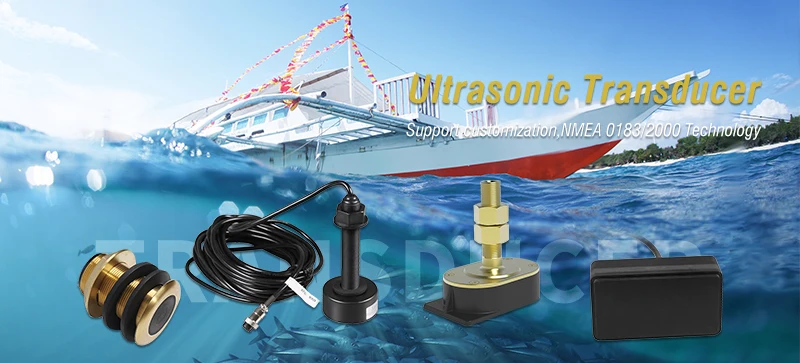 500 Meter Sonar Sensor Fish Transducer - Precision & Range