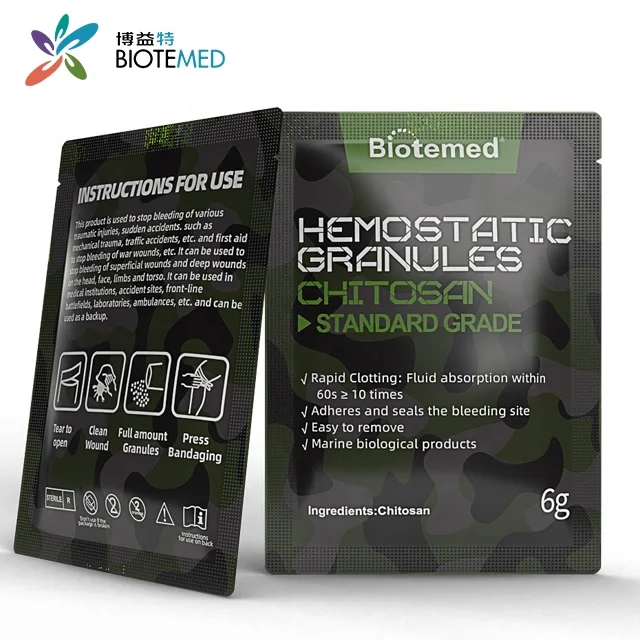 Chitosan Strong And Stable Sterile Hemostat Medical Supplies First Aid ...