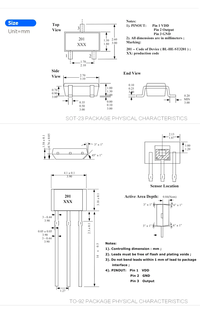 In Stock Hall Effect Sensor - High Sensitivity & Micropower