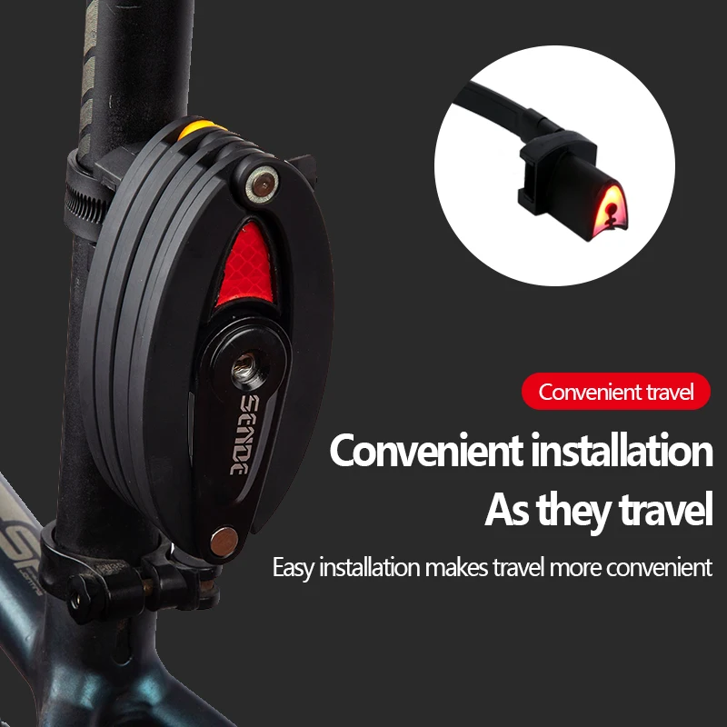 Sende Self-owned Brand Bicycle Ufo Lock Folding Lock Convenient ...