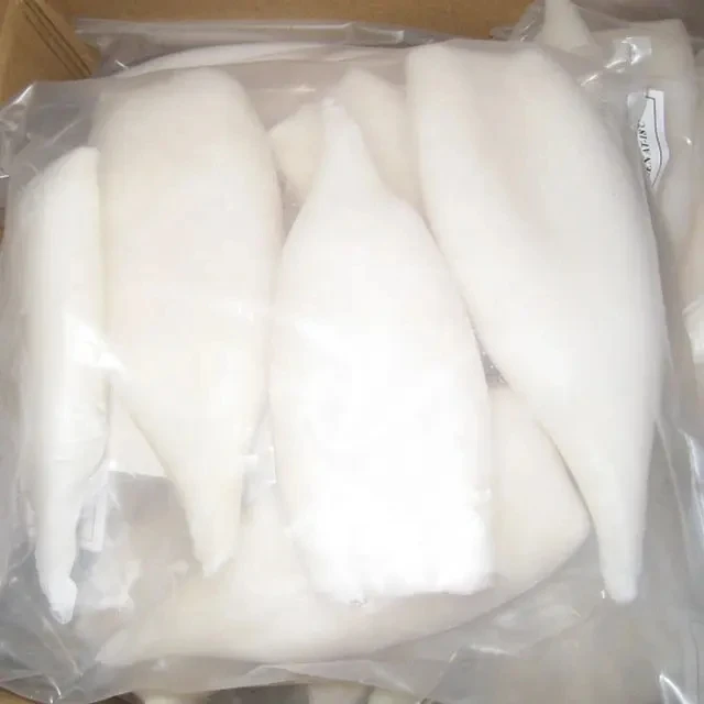 Frozen Cleaned Squid Tubes - Nutritious & Customizable