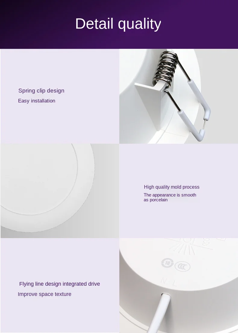 Philips Downlight Led Embedded Household Ultra-thin Copper Light Living ...
