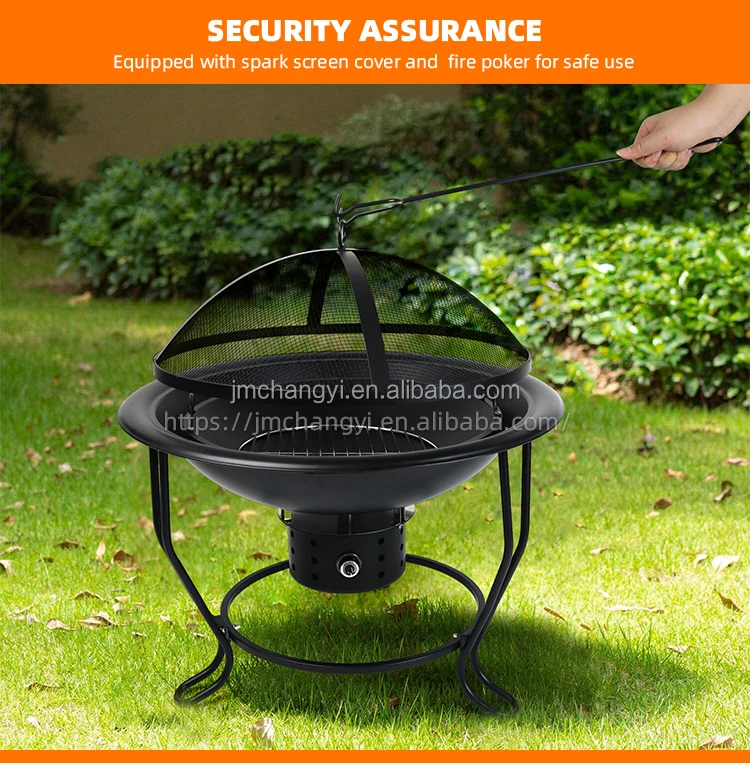 Outdoor Garden Furniture Folding Solo Wood Smokeless Stainless Steel ...