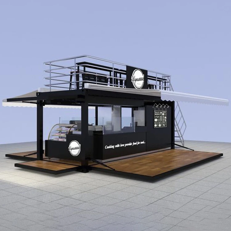 Outdoor City Mobile Folding Expandable Container Coffee Restaurant ...