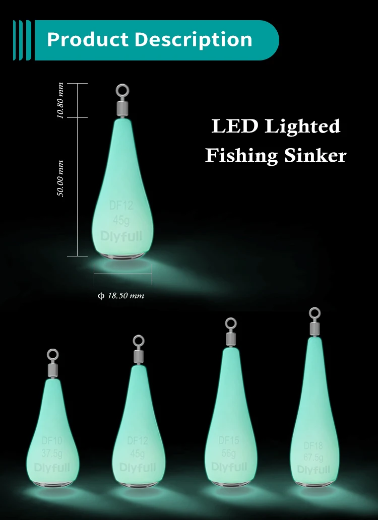 Dlyfull Phosphor Green Shell Water Activated Led Lighted ...
