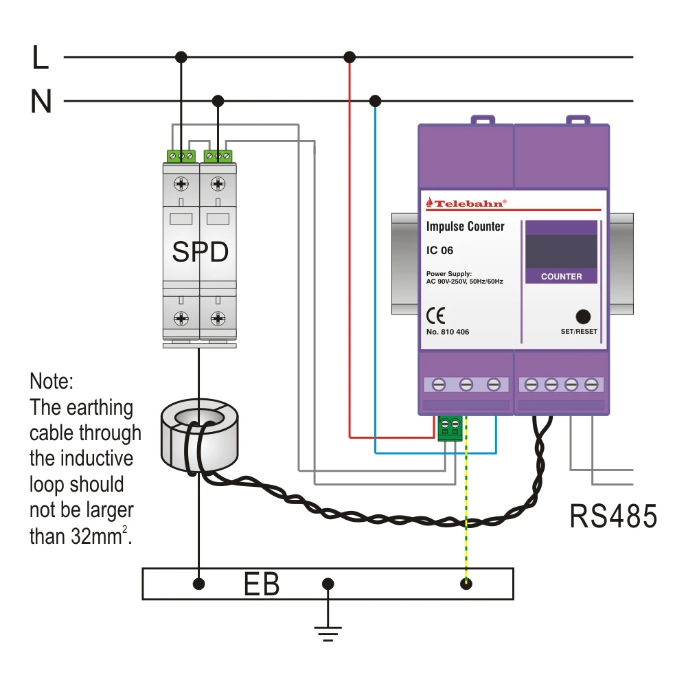 Lightning Strike Digital Lightning Industrial Lightning Strike Counter ...