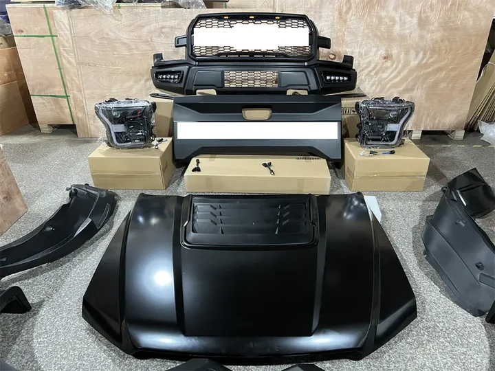 Car Bumpers Facelift Body Kit Upgrade Front Bumper Fit For Ford Ranger ...