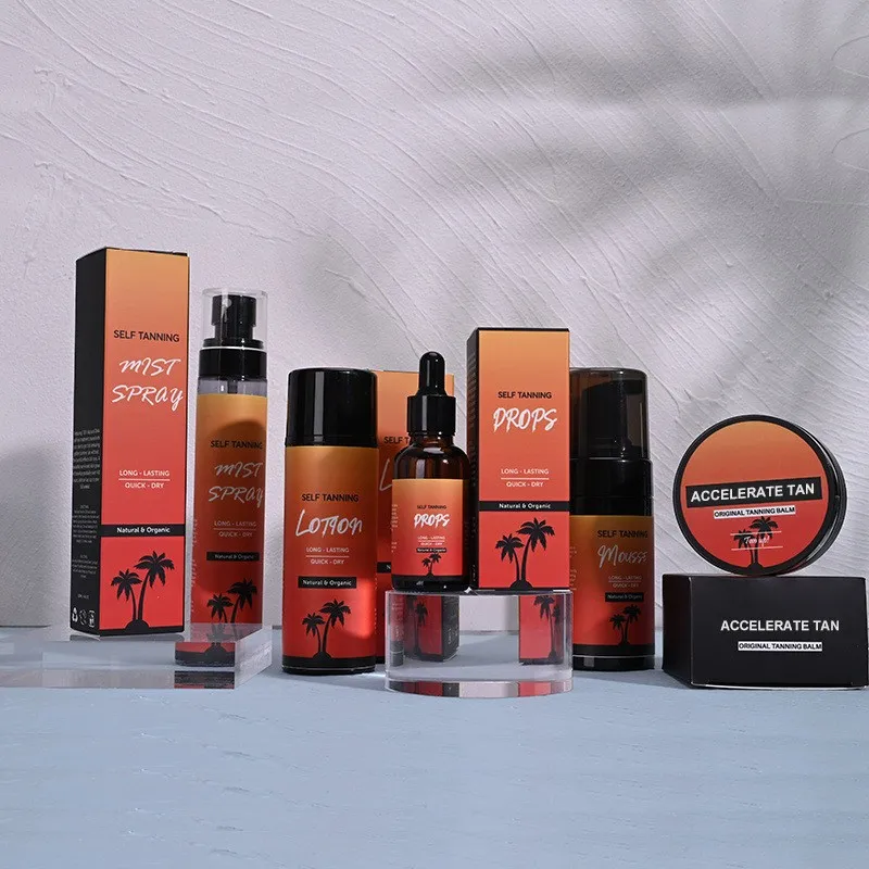 Oem Boby Tanner Sunless Tanner Foam Mousse Body Instant Dark Tanning ...