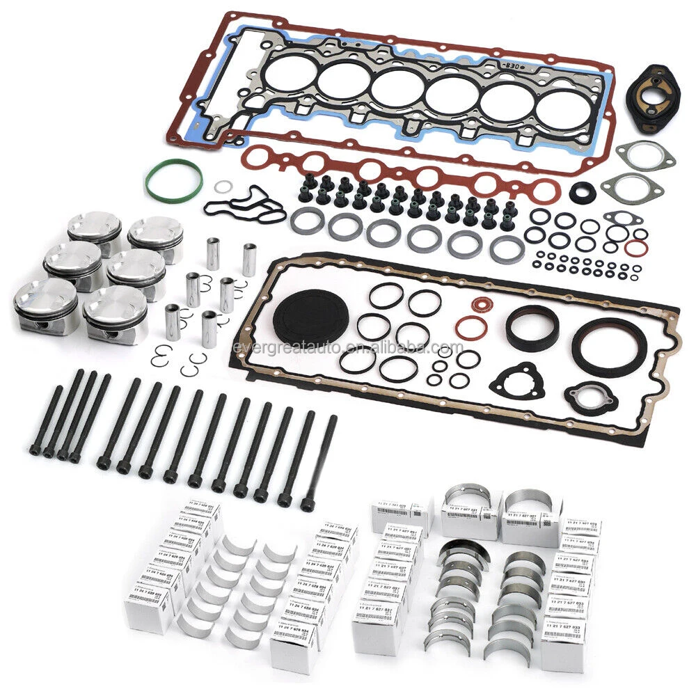 Engine Overhaul Repair Kit 10.7:1 For Bmw 128i 330i E90 E60 E83 E84 E89 ...