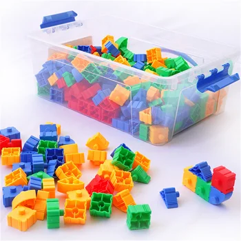 Customizable Children Play Together Irregular Patchwork Toy Bricks Set ...