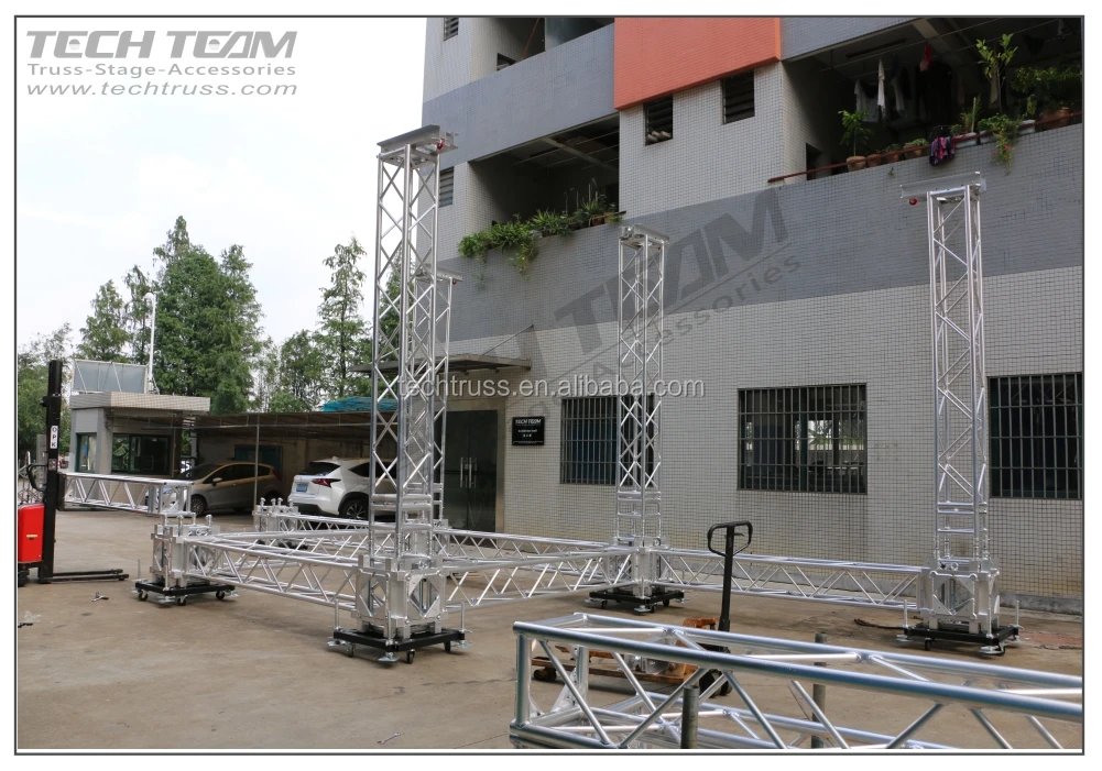 Aluminum Alloy Bolt Truss Display System Design Lighting Trusses Stage ...