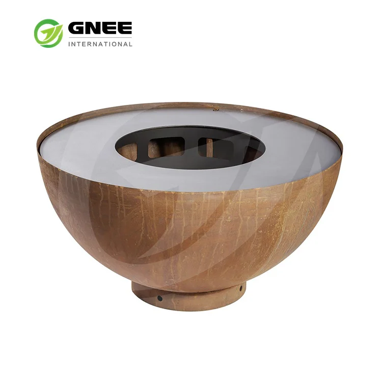 Grill Corten Steel Barbeque Pit Corten Steel Fire Pit Bbq With Wood ...
