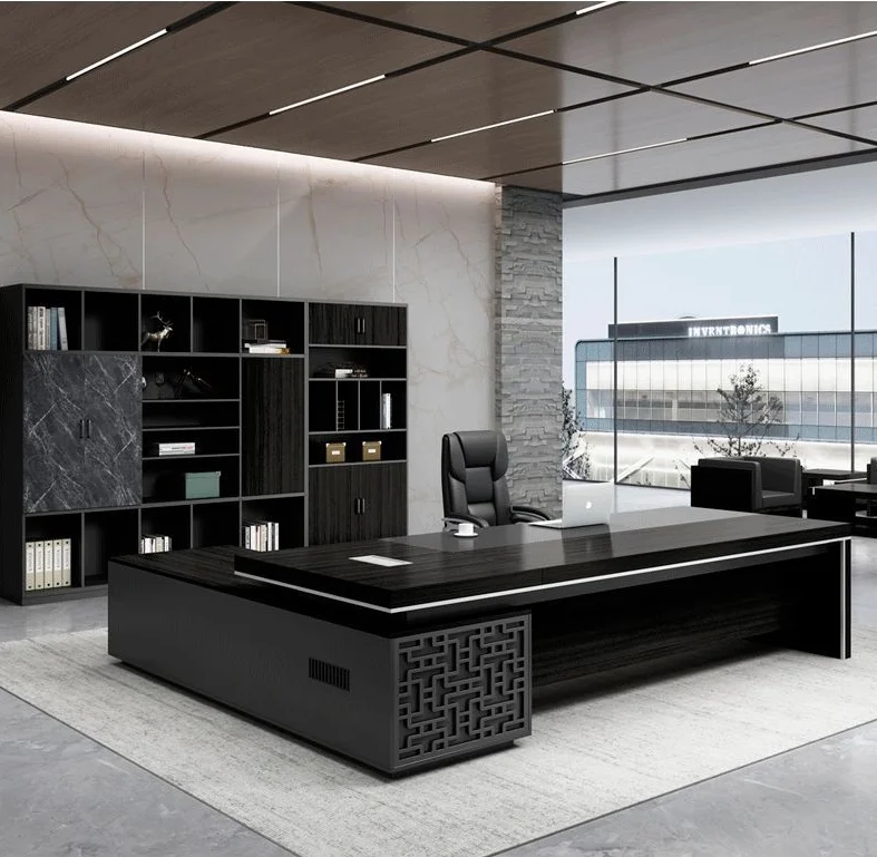 Wholesale Luxury Modern Wooden Boss Desk for Office