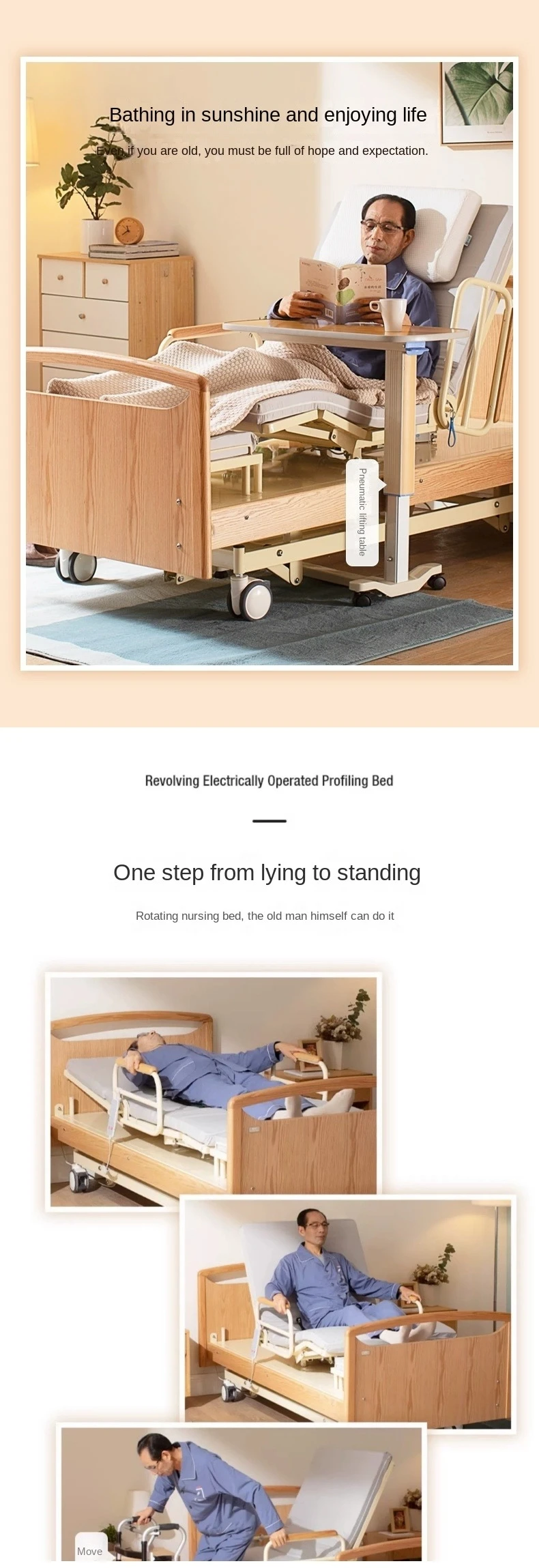 KANGSHEN Home Care Bed - Durable, Comfortable, and Versatile