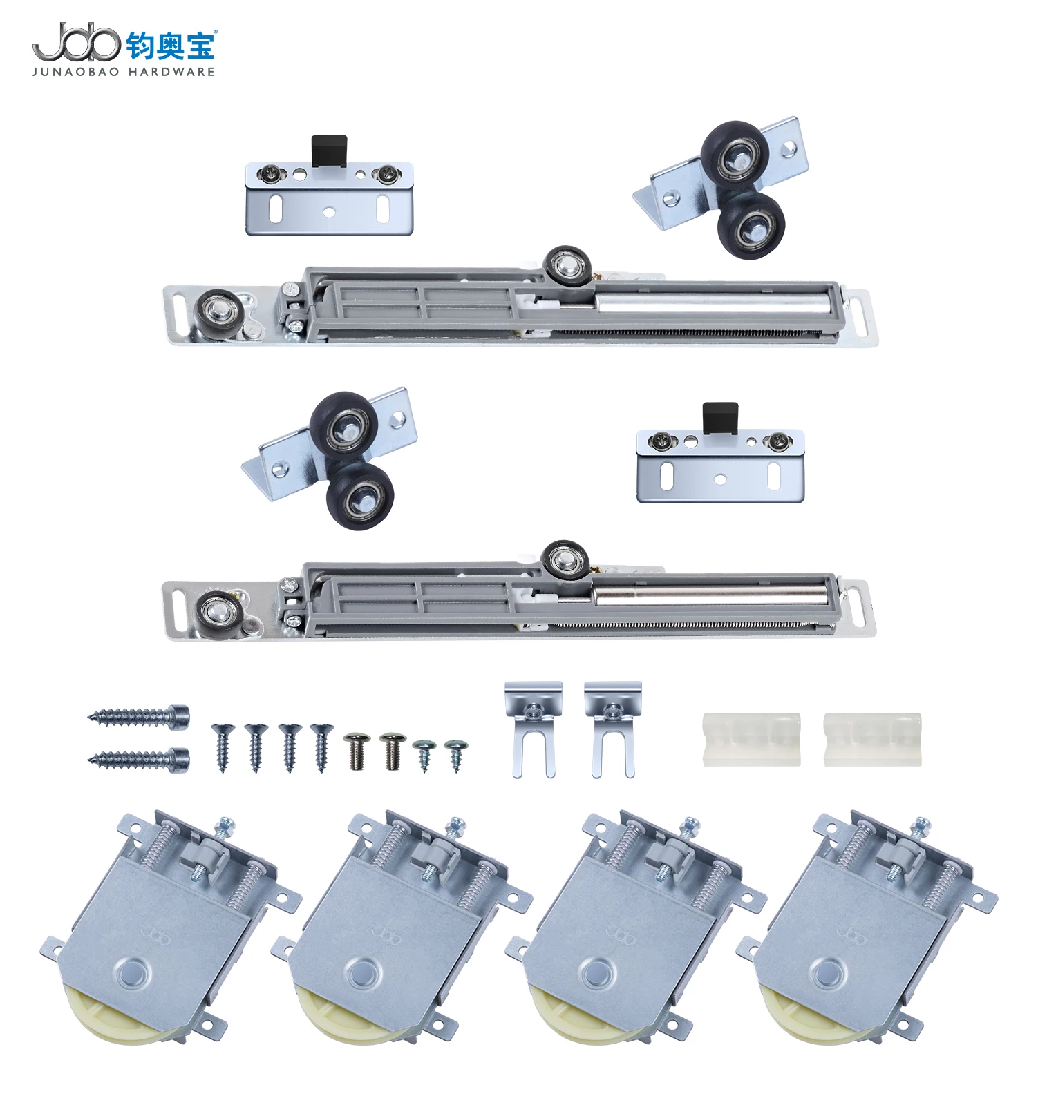Job Wooden Sliding Door Hardware Soft Close Sliding Door Track And ...