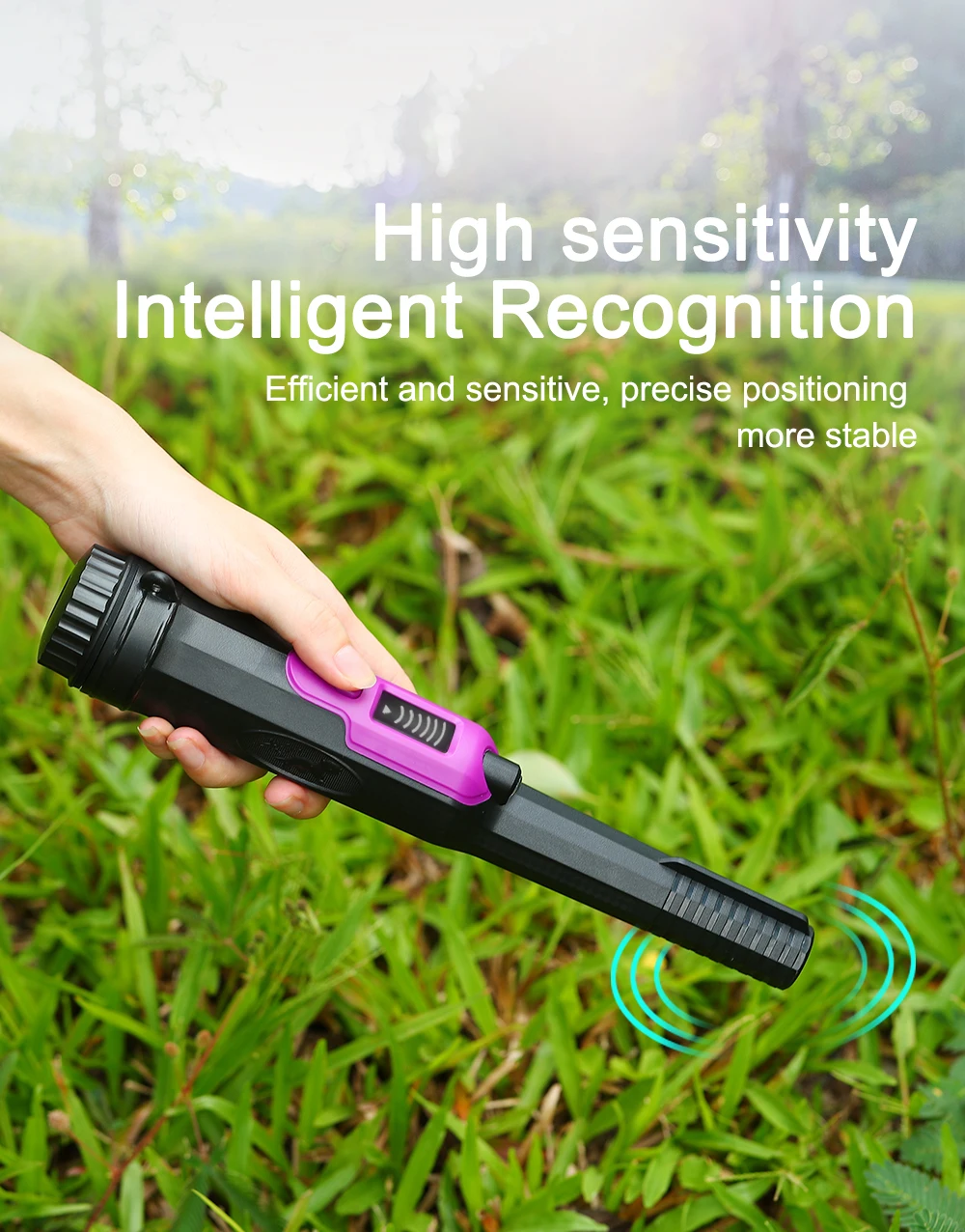 Handheld Portable Underwater Metal Detector Hs16 Waterproof Gold Metal ...